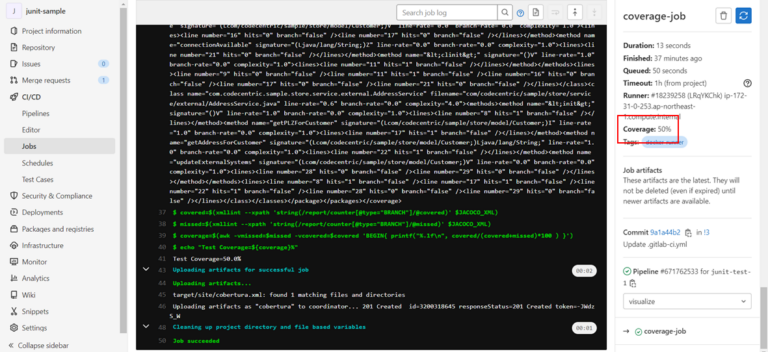GitLabでJavaのテストレポートとカバレッジの可視化 – 株式会社トレンドソリューションズ | Trend-sol | GitLab | コンサルティング